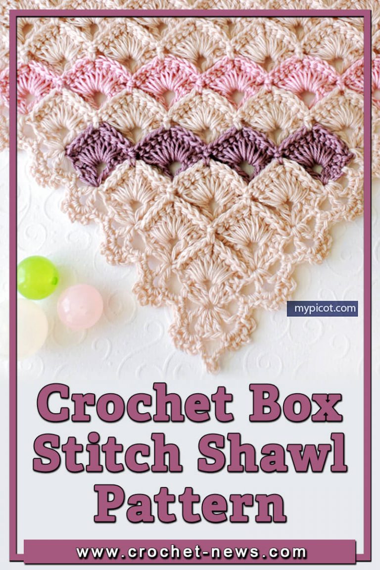 Crochet Box Stitch Shawl Pattern - Free Tutorial - Crochet News