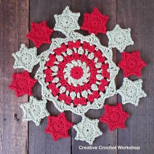 5 Festive Crochet Christmas Doilies Pattern - Crochet News