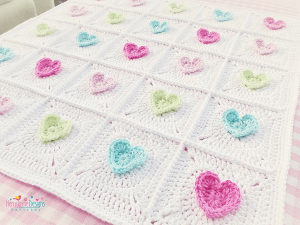 20 Heart Crochet Blanket Patterns - Crochet News