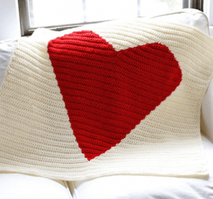 20 Heart Crochet Blanket Patterns - Crochet News