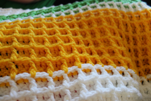 Free Waffle Stitch Crochet Blanket Pattern - Crochet News