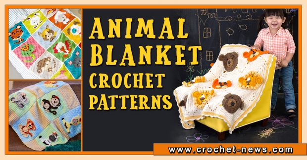 10 Crochet Animal Blanket Patterns - Crochet News