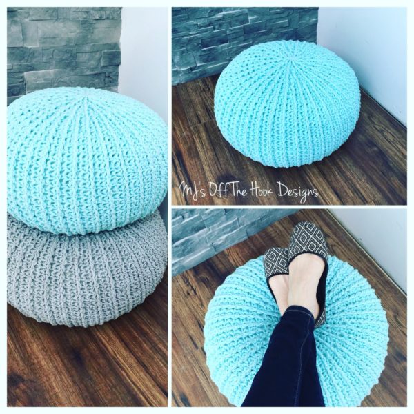 24 Crochet Pouf Patterns for Extra Lounging Comfort - Crochet News