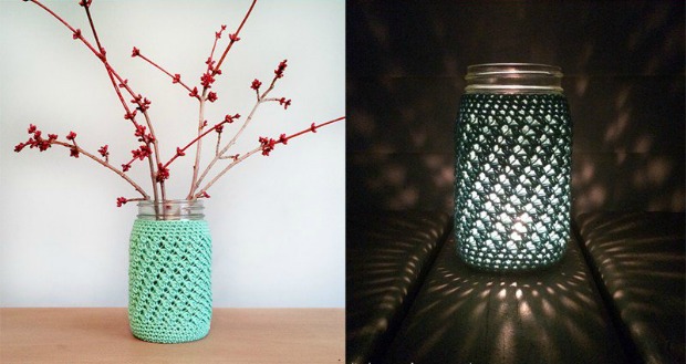 10 Crochet Jar Covers Patterns - Crochet News