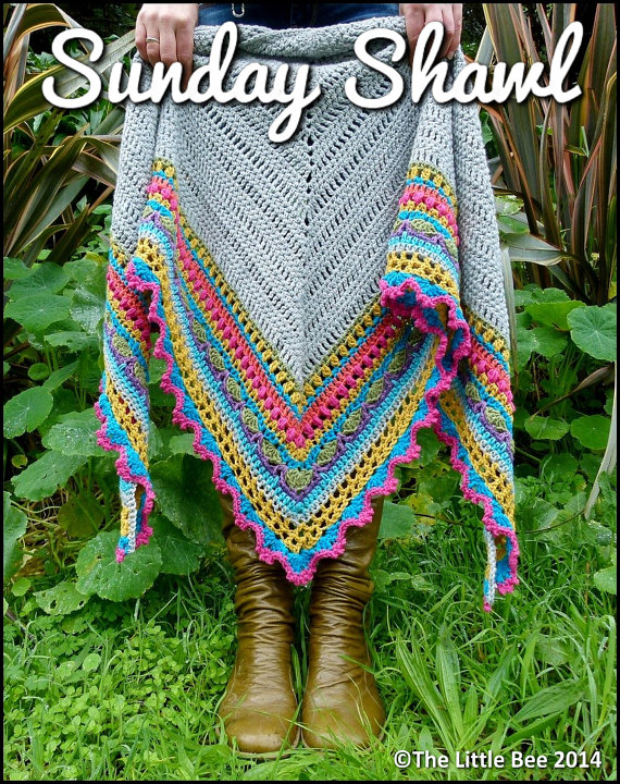 Sunday Shawl Crochet Pattern . - Crochet News