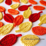 38 Crochet Leaf Patterns and Vine Patterns - Crochet News
