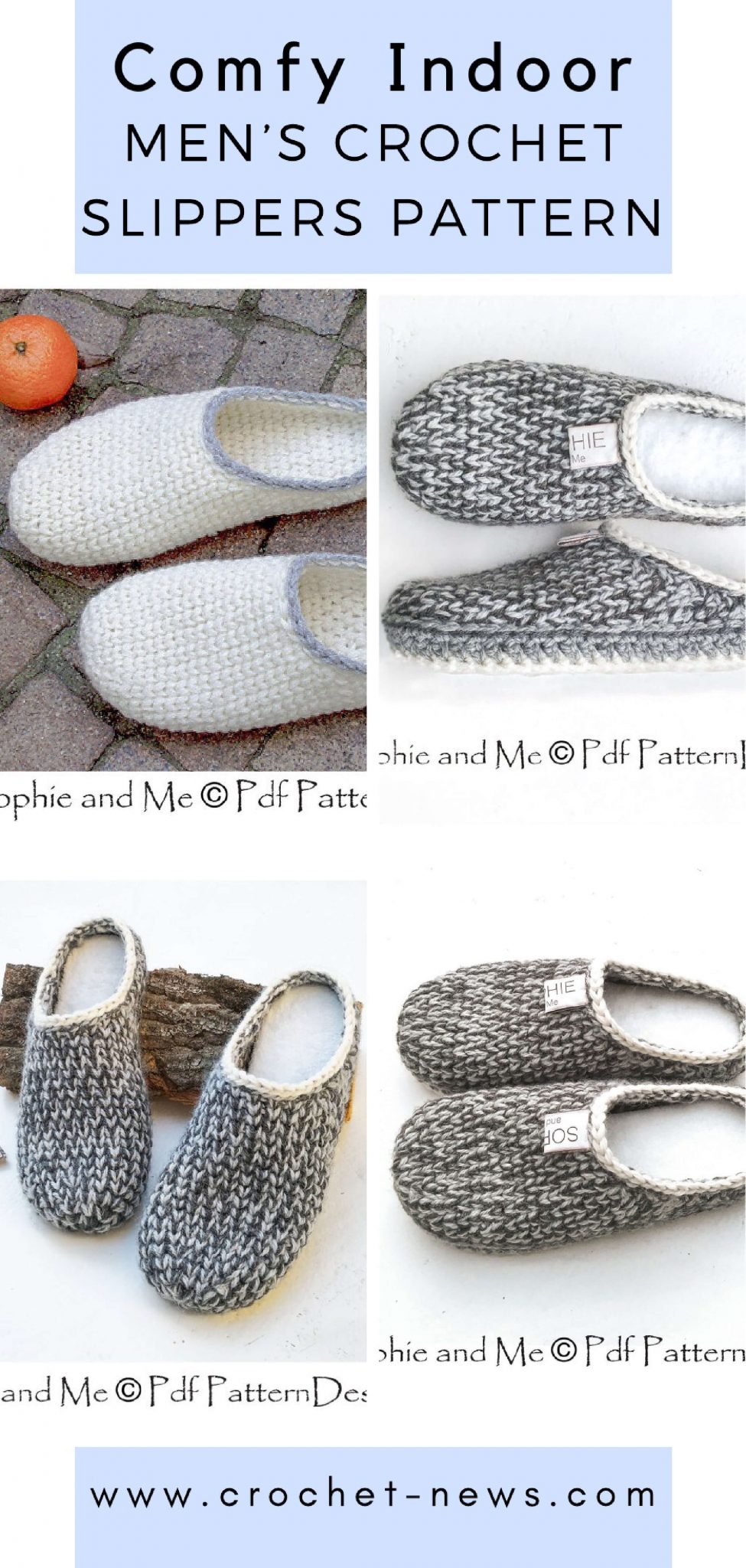 13 Comfy Mens Crochet Slippers Patterns - Crochet News