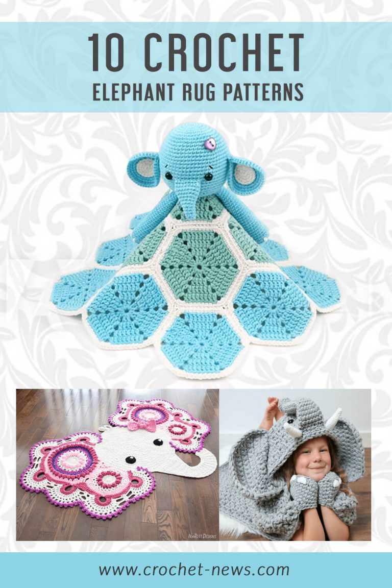 10 Crochet Elephant Rugs and Blanket Patterns - Crochet News