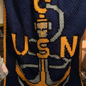 Afghan US Navy Crochet Pattern - Crochet News