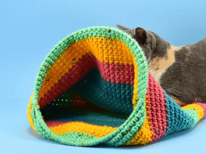 30 Crochet Cat Bed Patterns - Crochet News