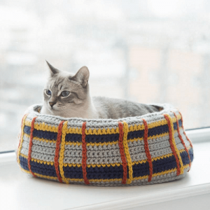 30 Crochet Cat Bed Patterns - Crochet News
