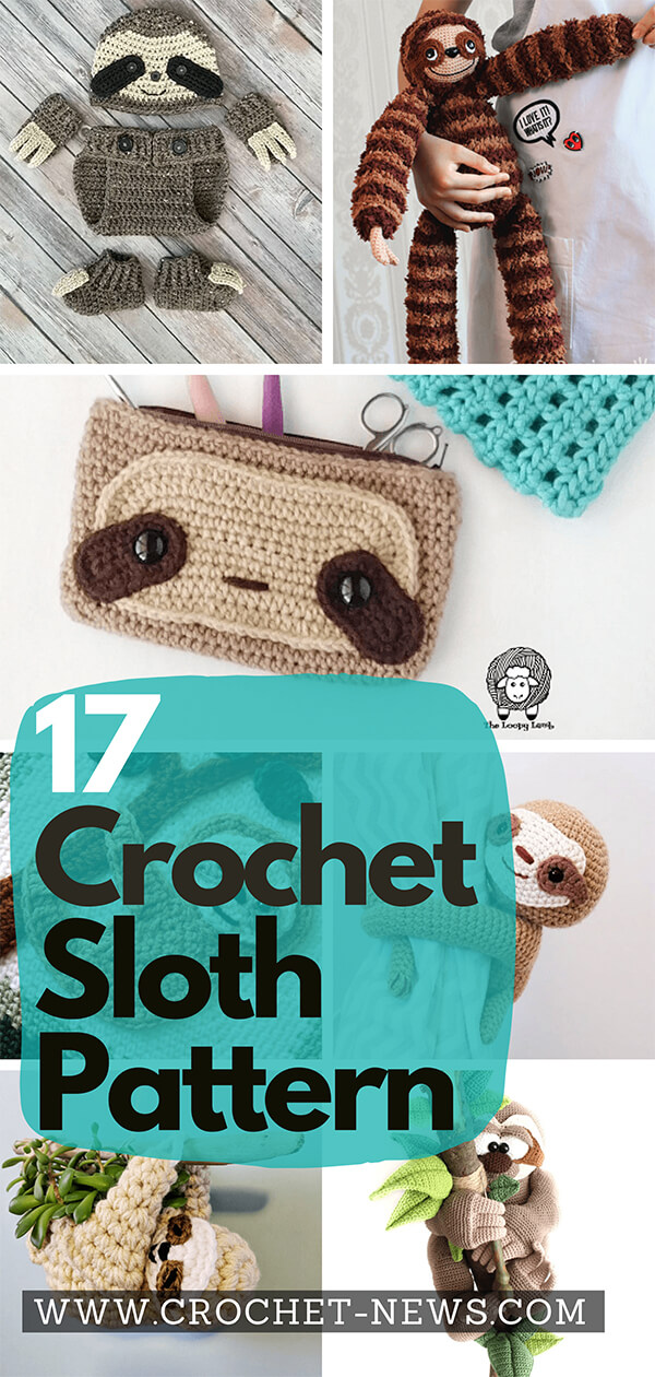 17 Crochet Sloth Patterns - Crochet News