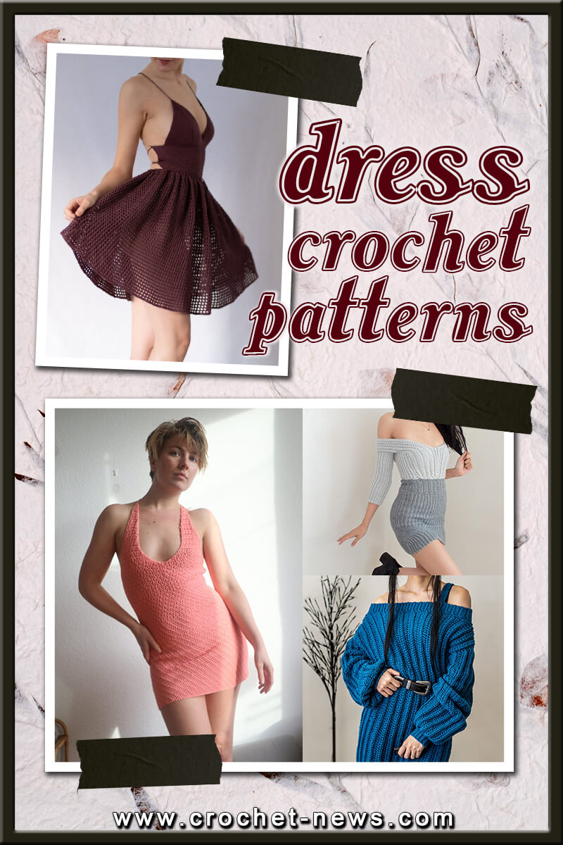 49 Crochet Dress Patterns - Sexy Bodycon Dresses, Summer, Winter ...