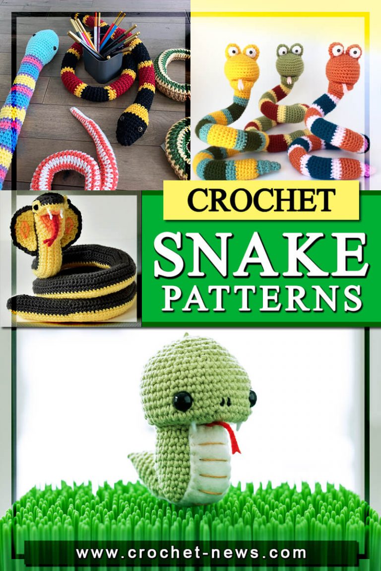 12 Crochet Snake Patterns - Crochet News