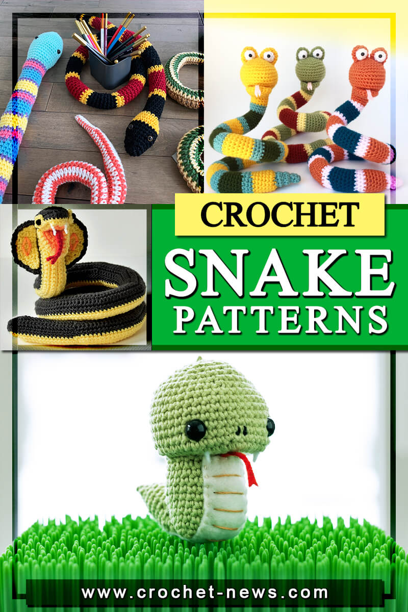 12 Crochet Snake Patterns - Crochet News