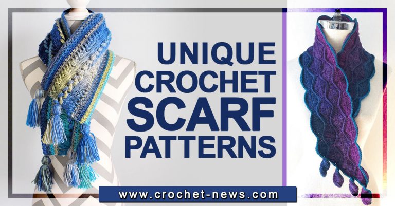 19 Unique Crochet Scarf Patterns - Crochet News