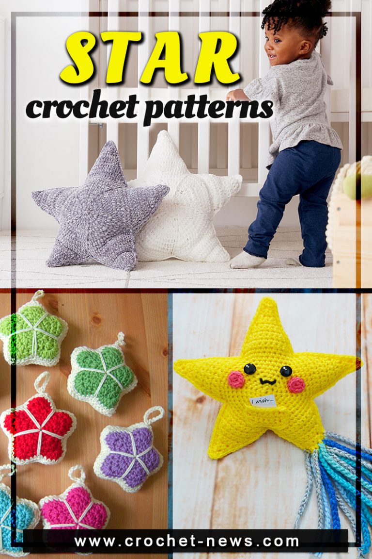 21 Crochet Star Patterns - Crochet News