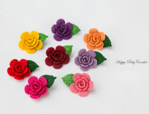 Elegant 27 Elegant Crochet Rose Patterns - Crochet News