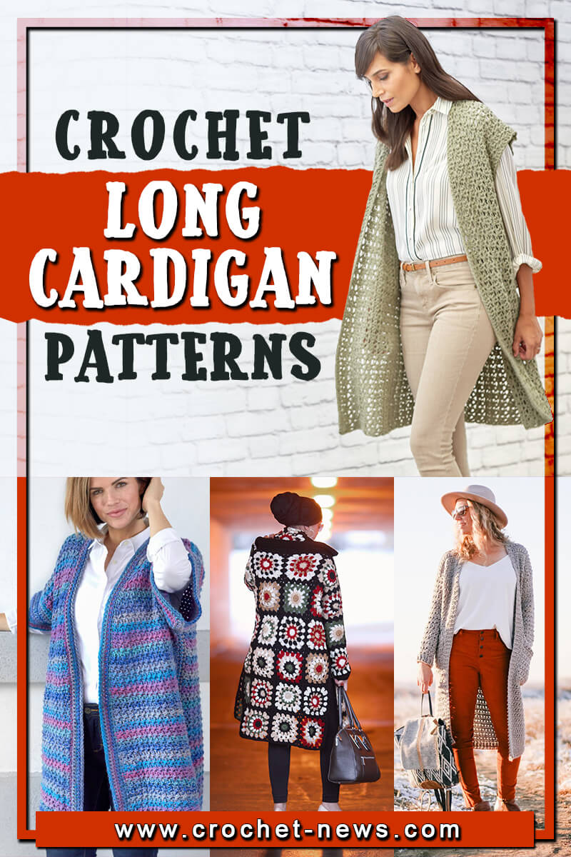 17 Crochet Long Cardigan Patterns - Crochet News