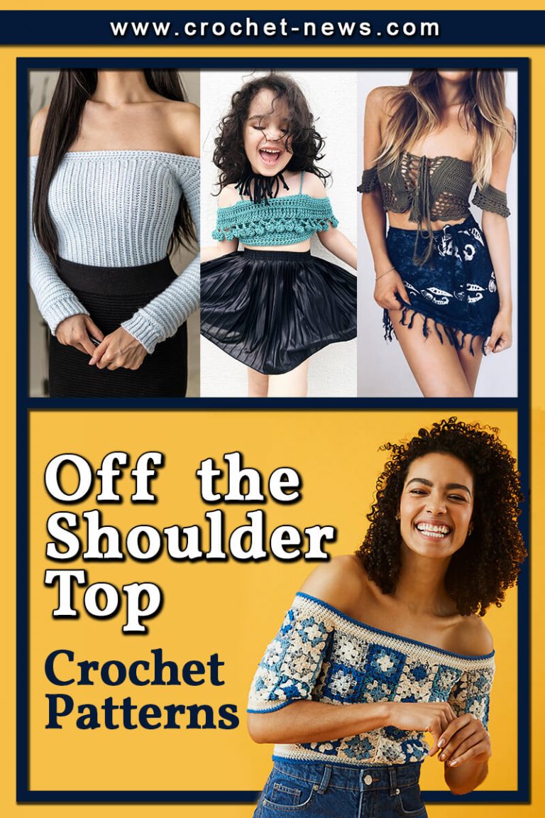 21 Crochet Off The Shoulder Top Patterns - Crochet News