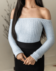 21 Crochet Off The Shoulder Top Patterns - Crochet News