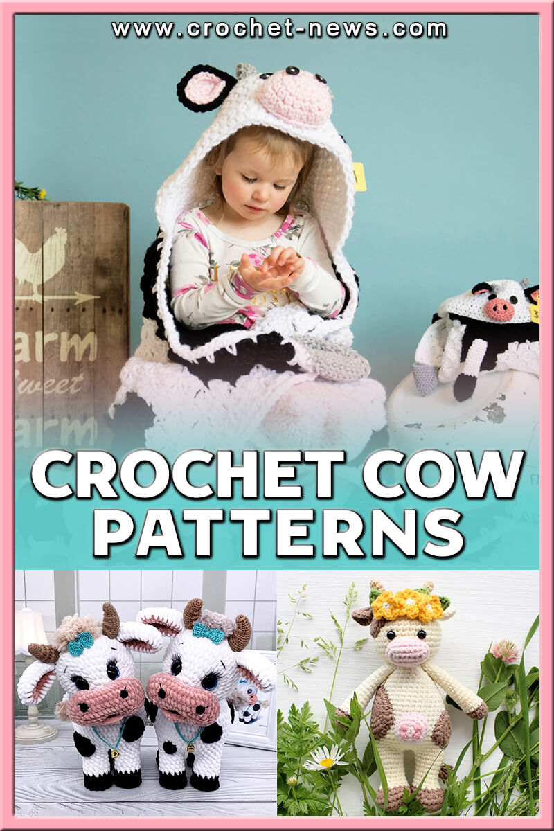 32 Crochet Cow Patterns - Crochet News