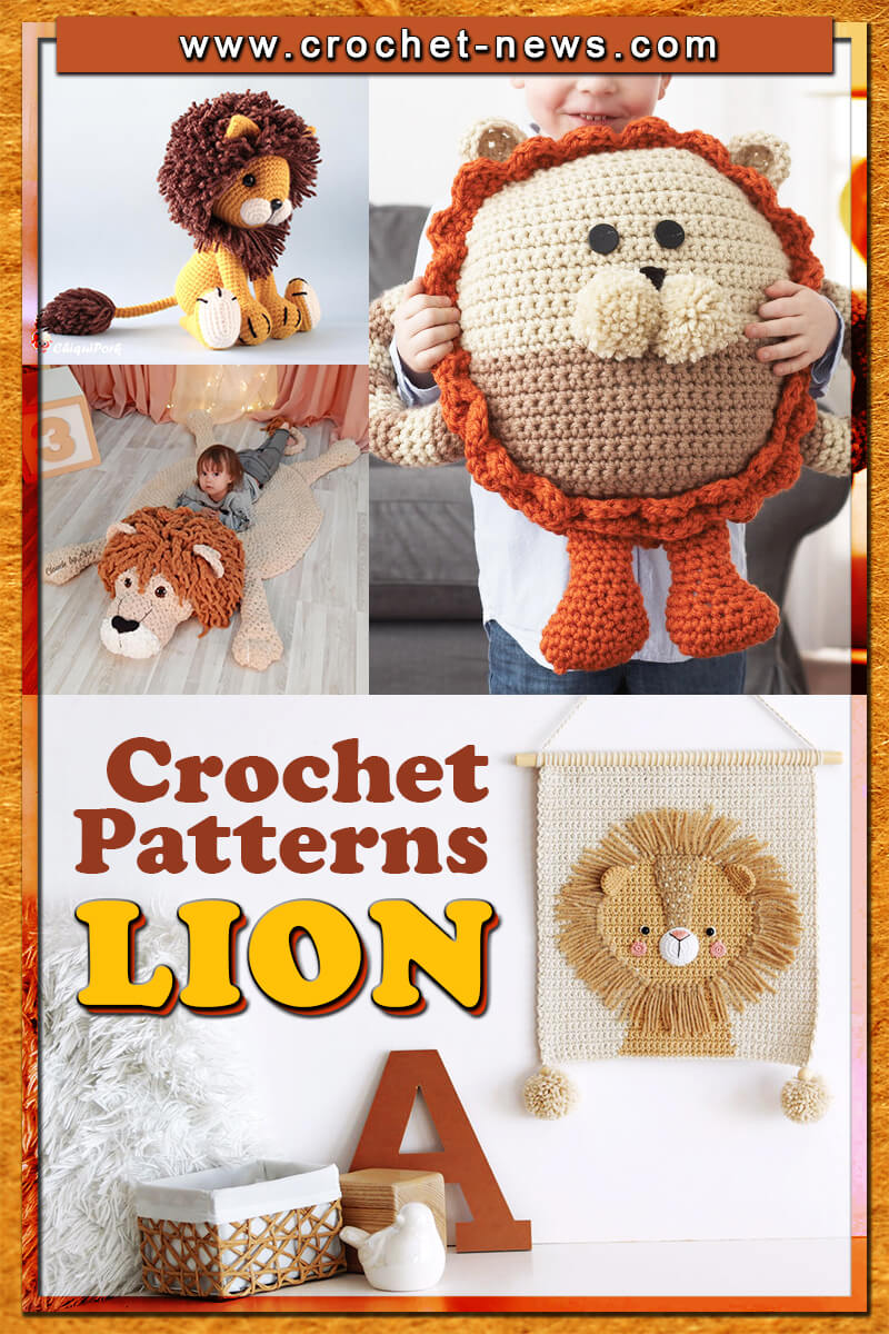 15 Crochet Lion Patterns - Crochet News