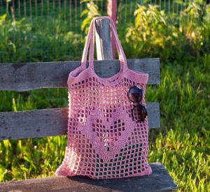 11 Crochet Mesh Bag Patterns - Crochet News