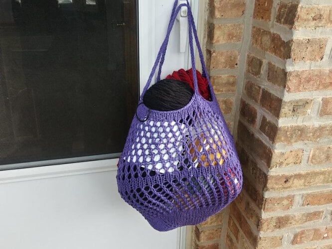 11 Crochet Mesh Bag Patterns - Crochet News
