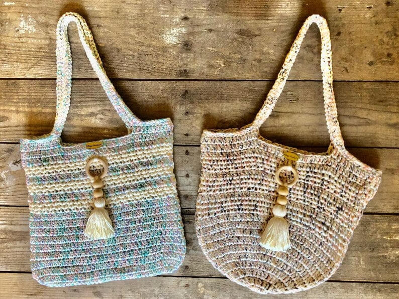 11 Crochet Mesh Bag Patterns - Crochet News