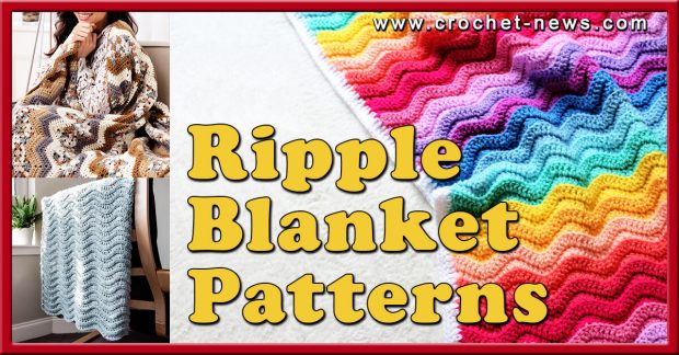 21 Crochet Ripple Blanket Patterns - Crochet News