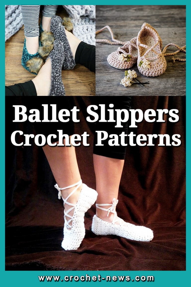 6 Crochet Ballet Slippers Patterns - Crochet News