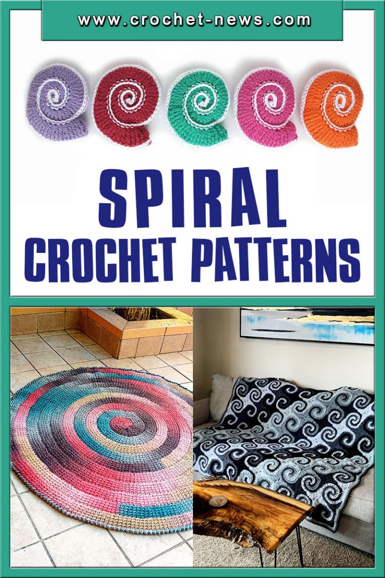 10 Spiral Crochet Patterns - Crochet News