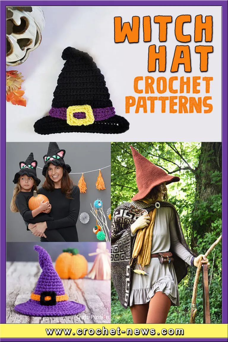 30 Crochet Witch Hat Patterns - Crochet News