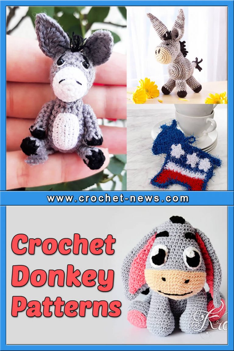 12 Crochet Donkey Patterns - Crochet News