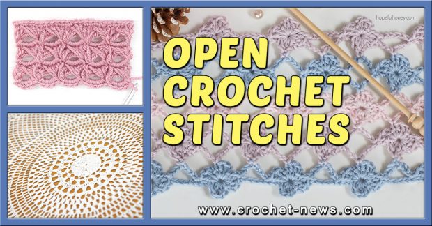 11 Open Crochet Stitches - Crochet News
