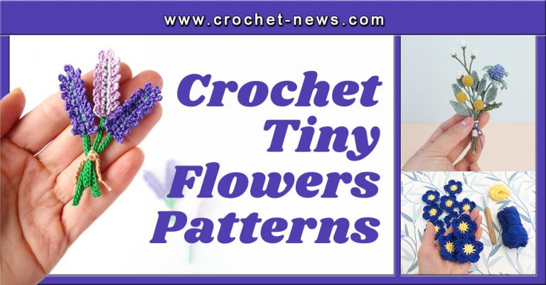 15 Crochet Tiny Flowers Patterns - Crochet News