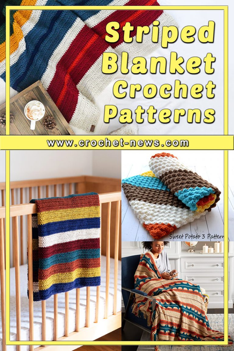 21 Crochet Striped Blanket Patterns - Crochet News