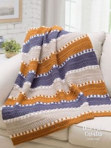 21 Crochet Striped Blanket Patterns - Crochet News