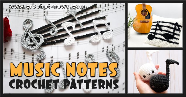 12 Crochet Music Notes Patterns - Crochet News