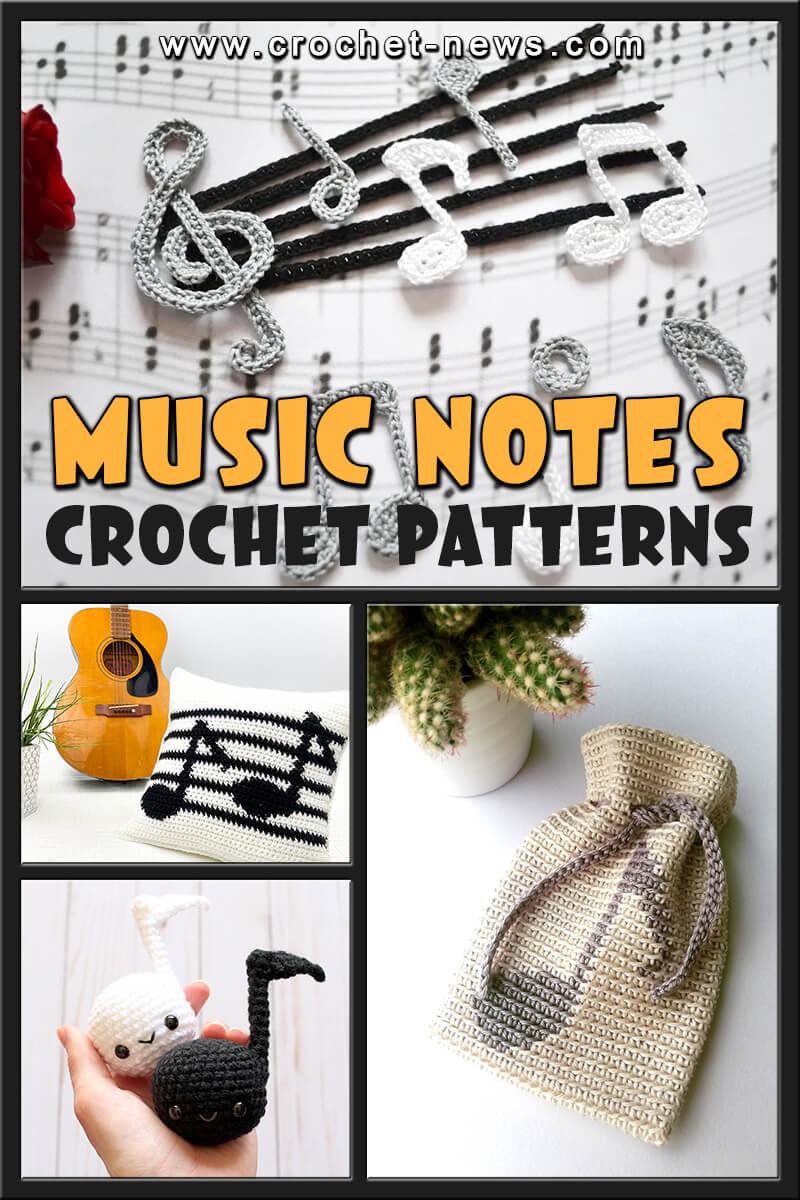 12 Crochet Music Notes Patterns - Crochet News