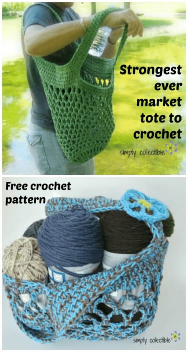 32 Crochet Market Bag Patterns - Crochet News