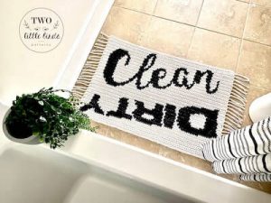 19 Crochet Bath Mat Patterns - Crochet News