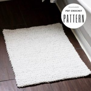19 Crochet Bath Mat Patterns - Crochet News