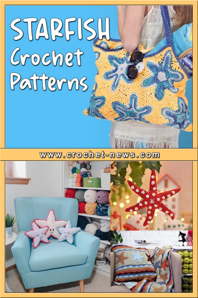 12 Starfish Crochet Patterns - Crochet News