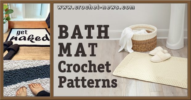 19 Crochet Bath Mat Patterns - Crochet News
