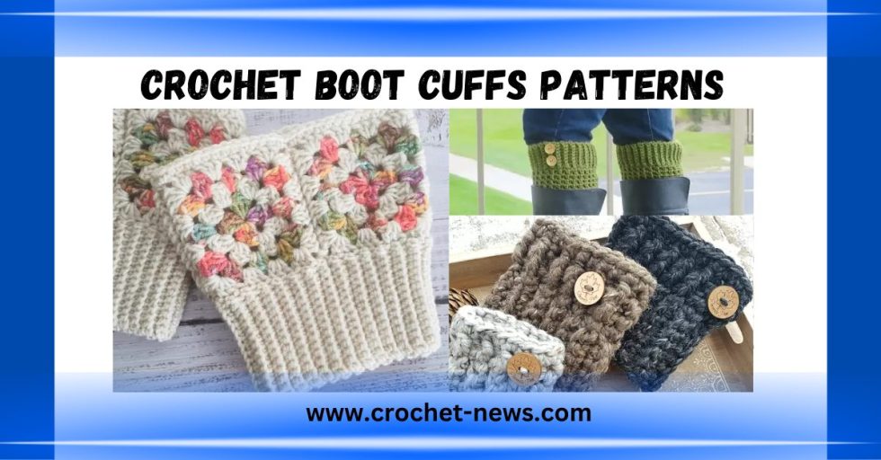 37 Crochet Boot Cuffs Patterns - Crochet News