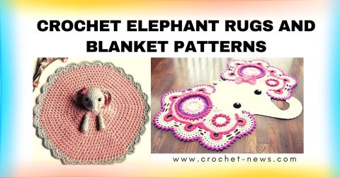 10 Crochet Elephant Rugs and Blanket Patterns - Crochet News