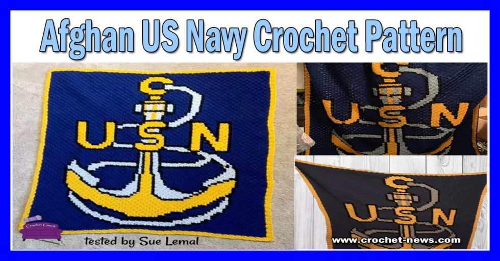Afghan US Navy Crochet Pattern - Crochet News