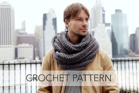 Mens Cowl Crochet Patterns | Spruce Up The Winter Outfits